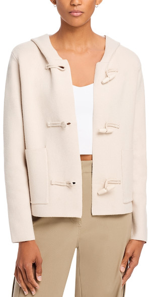 Sioni - Double Knit Toggle Hooded Jacket