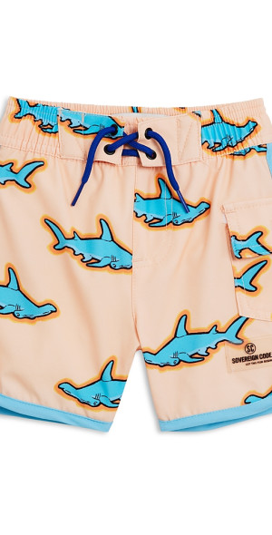 Sovereign Code - Boys' Cruise Contrast Taping Swim Trunks