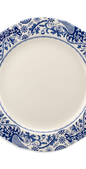 Spode - Blue Italian Brocato Charger Serving Platter