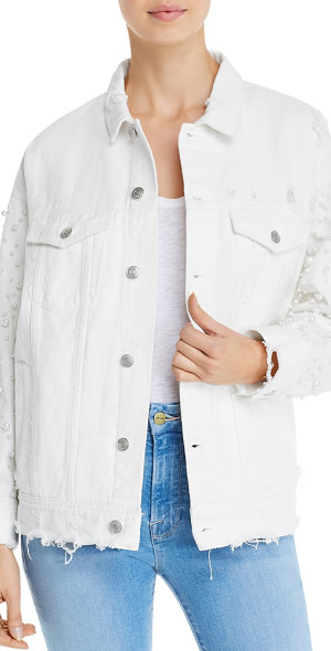 Sunset & Spring - Embellished Denim Jacket