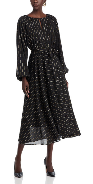 T Tahari - Keyhole Fit and Flare Dress