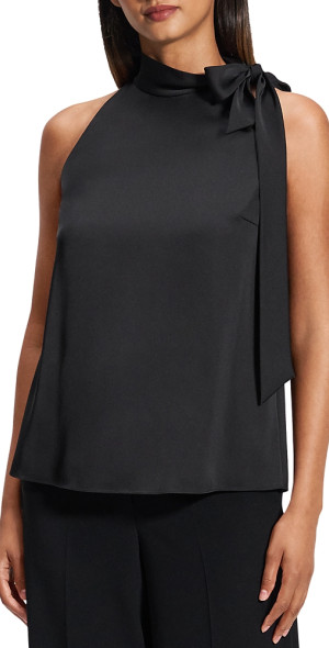 Theory - Side Tie Halter Top