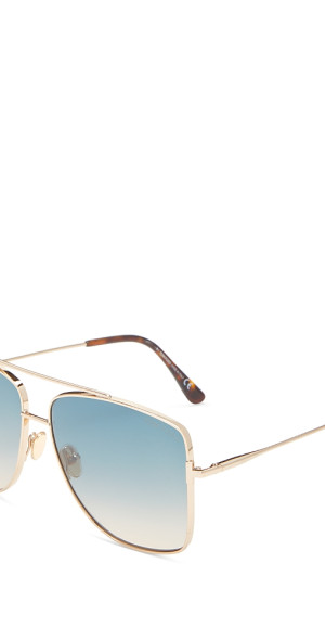 Tom Ford - Reggie Brow Bar Aviator Sunglasses, 61mm