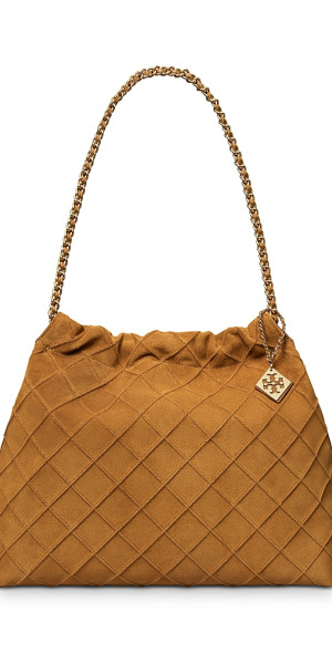 Tory Burch - Fleming Soft Suede Drawstring Bag