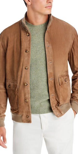 Valstar - ino Suede Bomber Jacket