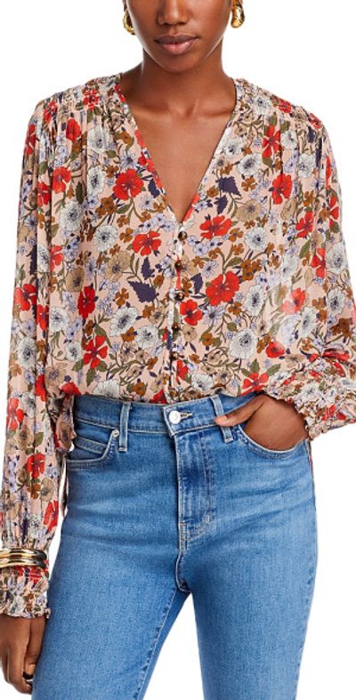 Veronica Beard - Neha Floral Print Top