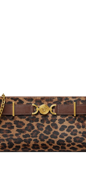 Versace - Medusa 95 Leopard Clutch