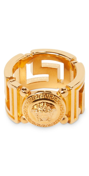 Versace - Medusa Greek Key Ring