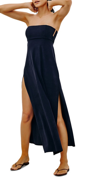 Vix - ViX Esther Strapless Maxi Swim Cover Up Dress