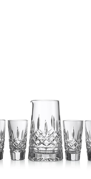 Waterford - Lismore 7 Piece Pitcher & Shot Glass Set