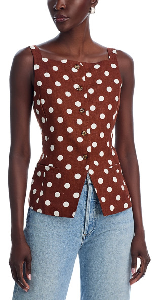 Wayf - Joan Button Front Top