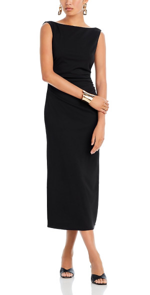 Wayf - Mollie Ruched Midi Dress