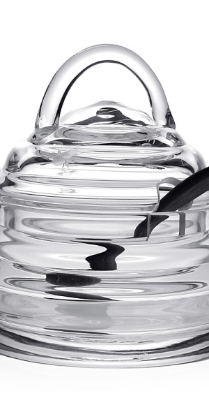 William Yeoward Crystal - Country Honeybee Honey Jar