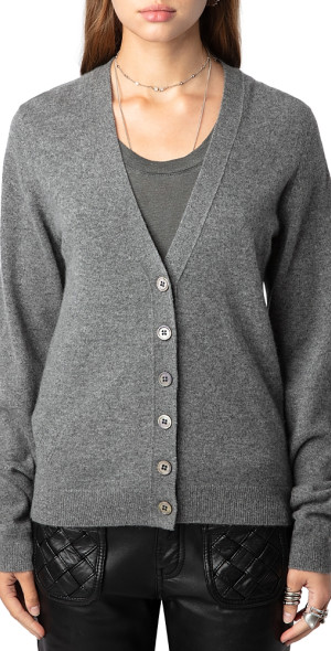Zadig & Voltaire - Jemmy Ws Brod Patch Cashmere Cardigan