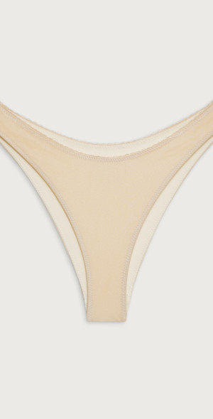 Djerf Avenue - Dove Satin Bikini Bottom Sand Castle