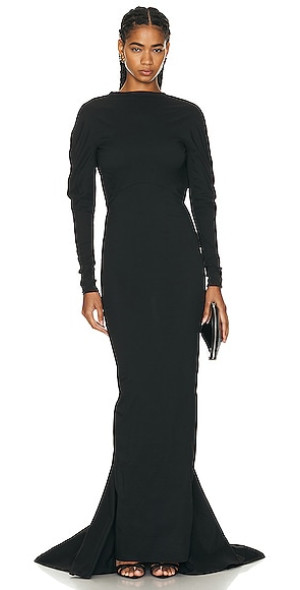 ALAÏA - Long Sleeve Gown