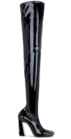 AMINA MUADDI - Marine Stretch Thigh High Latex Boot