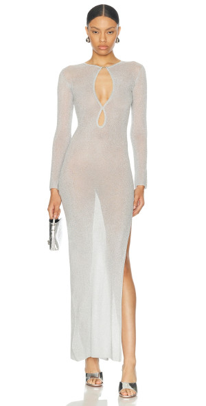 Casablanca - Sheer Long Dress