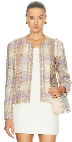chanel - Chanel 1988 SS Runway Mohair Tweed Jacket