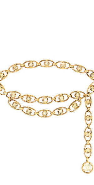 chanel - Chanel Coco Mark Big Chain Belt