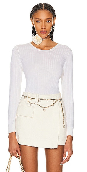 chanel - Chanel Long Sleeve Sweater