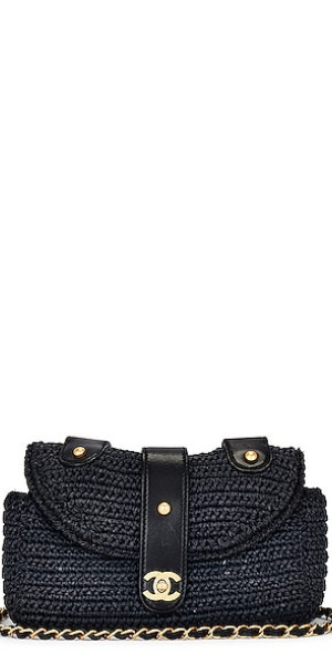 chanel - Chanel Raffia Flap Bag