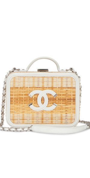 chanel - Chanel Rattan Filigree Vanity Bag