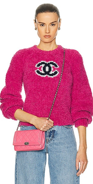 chanel - Chanel Teddy Sweater