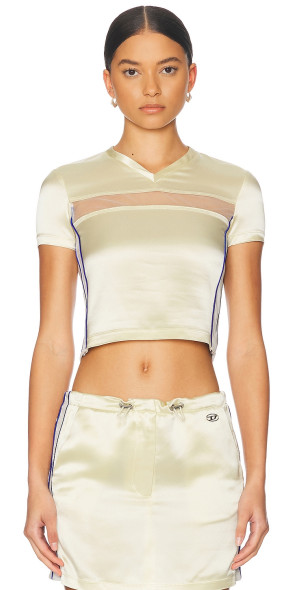Diesel - V-Neck Short Sleeve Top