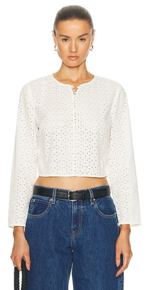 FRAME - Eyelet Jacket