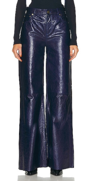 FRAME - Le Palazzo Leather Pant