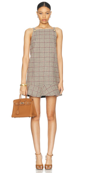 Ganni - Check Mini Dress