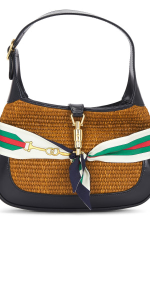 gucci - Gucci Raffia Jackie 1961 Hobo Bag
