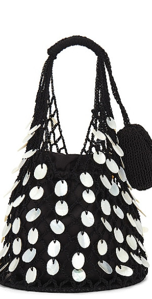 Magda Butrym - Small Devana Bag With Black Pearls