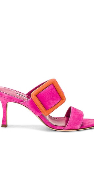 Manolo Blahnik - Gable Suede Mule