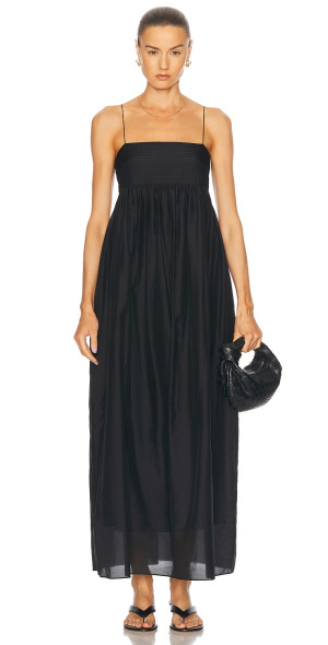 Matteau - Empire Pintuck Bodice Dress