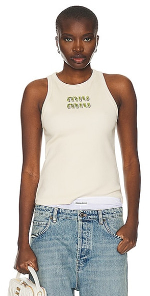Miu Miu - Costina Jersey Tank