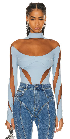 Mugler - Illusion Cut Bodysuit
