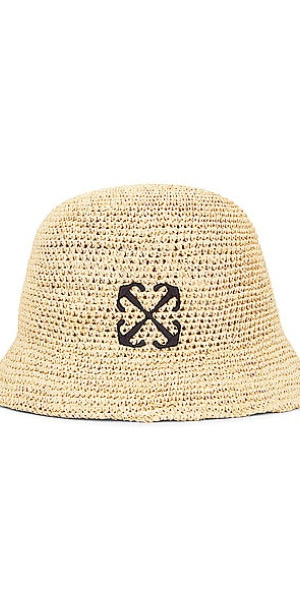 OFF-WHITE - Raffia Bucket Hat