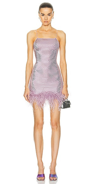 Oseree - Disco Plumage Mini Dress