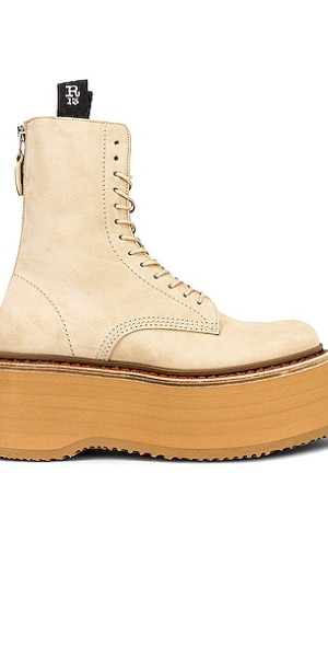 R13 - Double Stack Lace-Up Boot