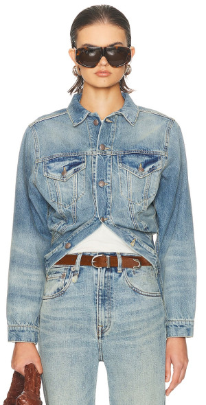 R13 - Wrap Around Trucker Jacket