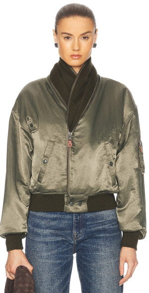 R13 - Zip Collar Flight Jacket