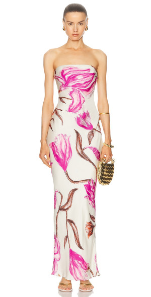 ROCOCO SAND - Maxi Strapless Dress