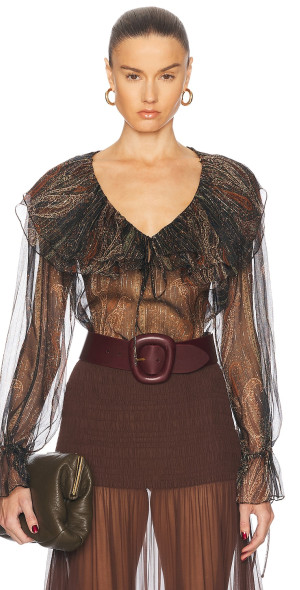 Saint Laurent - Sheer Blouse