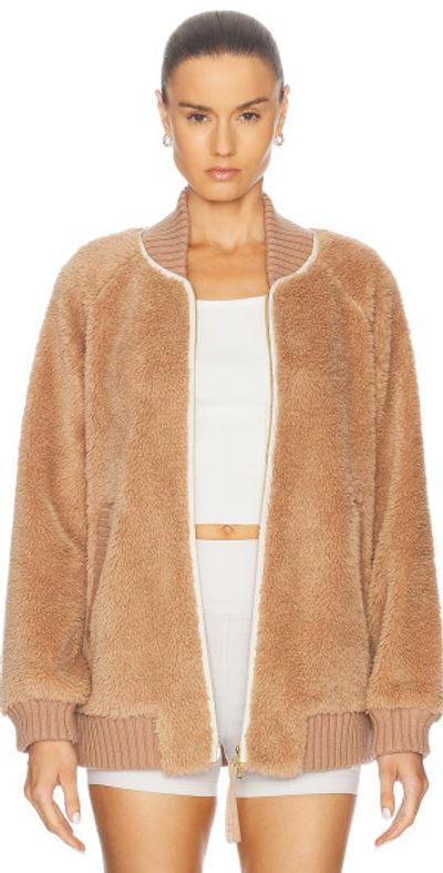 Varley - Ella Longline Sherpa Bomber Jacket