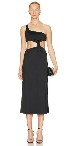 VERSACE - Knotted One Shoulder Cover Up Dress