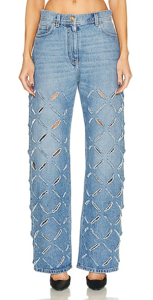 VERSACE - Laser Cutting Wide Leg