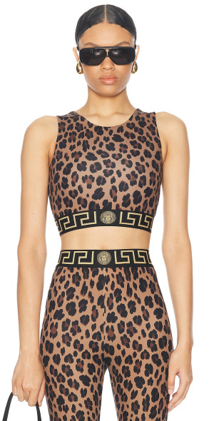 VERSACE - Leopard Sports Bra