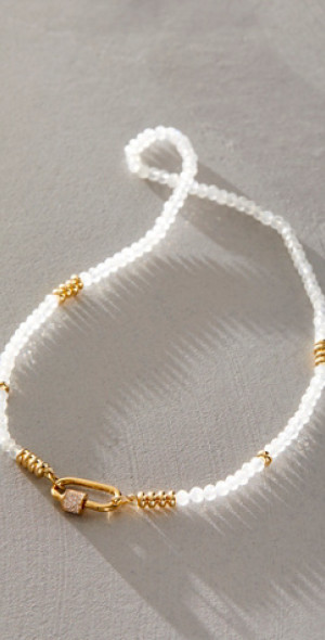 Atma Prema - Moonstone Lock Necklace